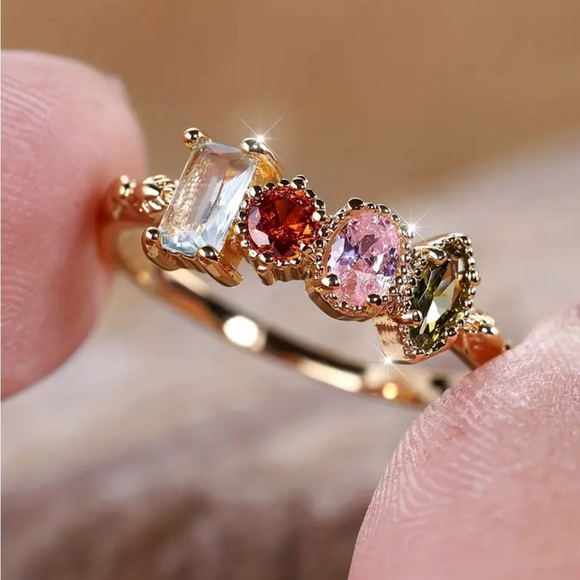 Jewelry | Vintage Style Colorful Ring | Poshmark